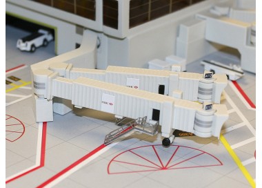 1:400 Airbridge Set - 3 Pack Dual wide body jet bridges